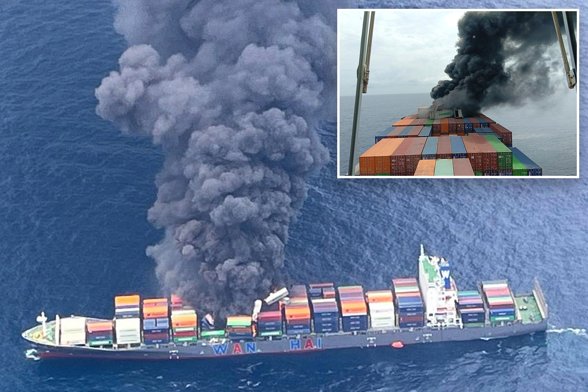 Container ship explodes, catches fire off coast of India, officials ...