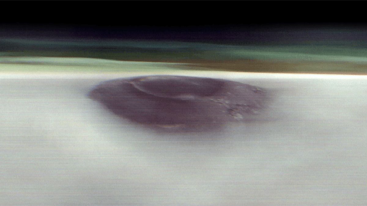 NASA Orbiter Captures Gigantic Arsia Mons Volcano Peeking Through ...