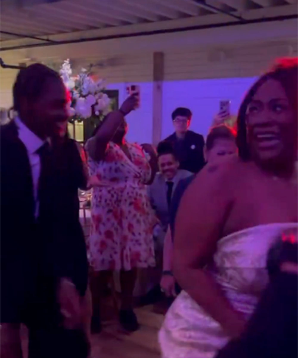 Stefon Diggs parties at sister’s wedding after boat video controversy