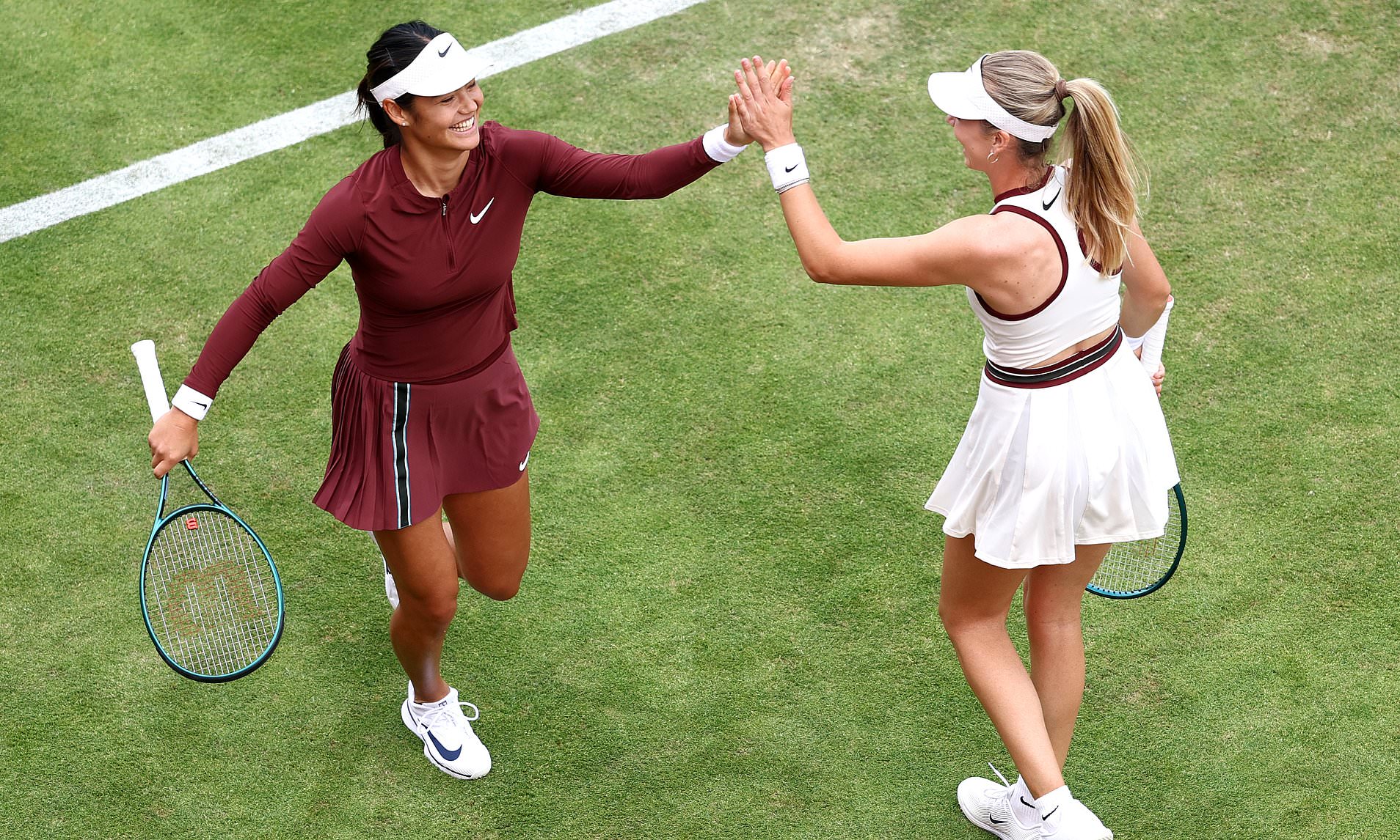 Emma Raducanu and Katie Boulter get their budding doubles partnership ...