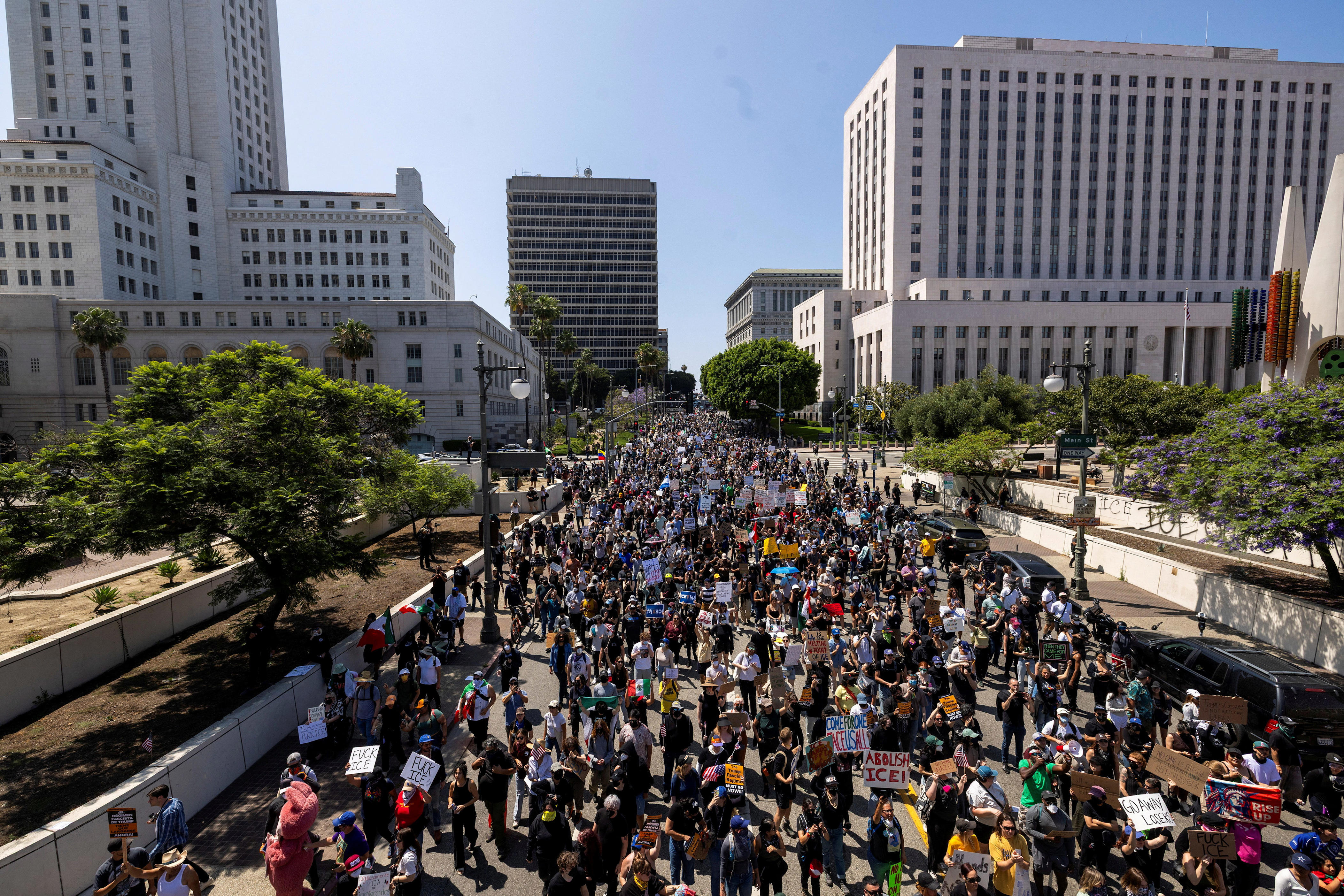 Fox News fans the flames as LA protests. It's repulsive and dangerous ...