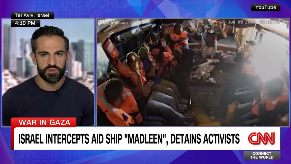 Israel intercepts aid ship ‘Madleen’ and detains activists