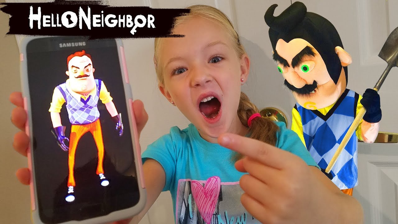 Calling Hello Neighbor in Real Life! OMG He Answered!!! We Prank Him ...