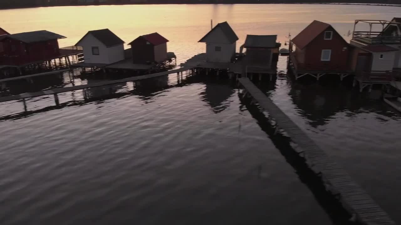 Stunning Drone Views of Bokodi, Hungary’s Floating Village