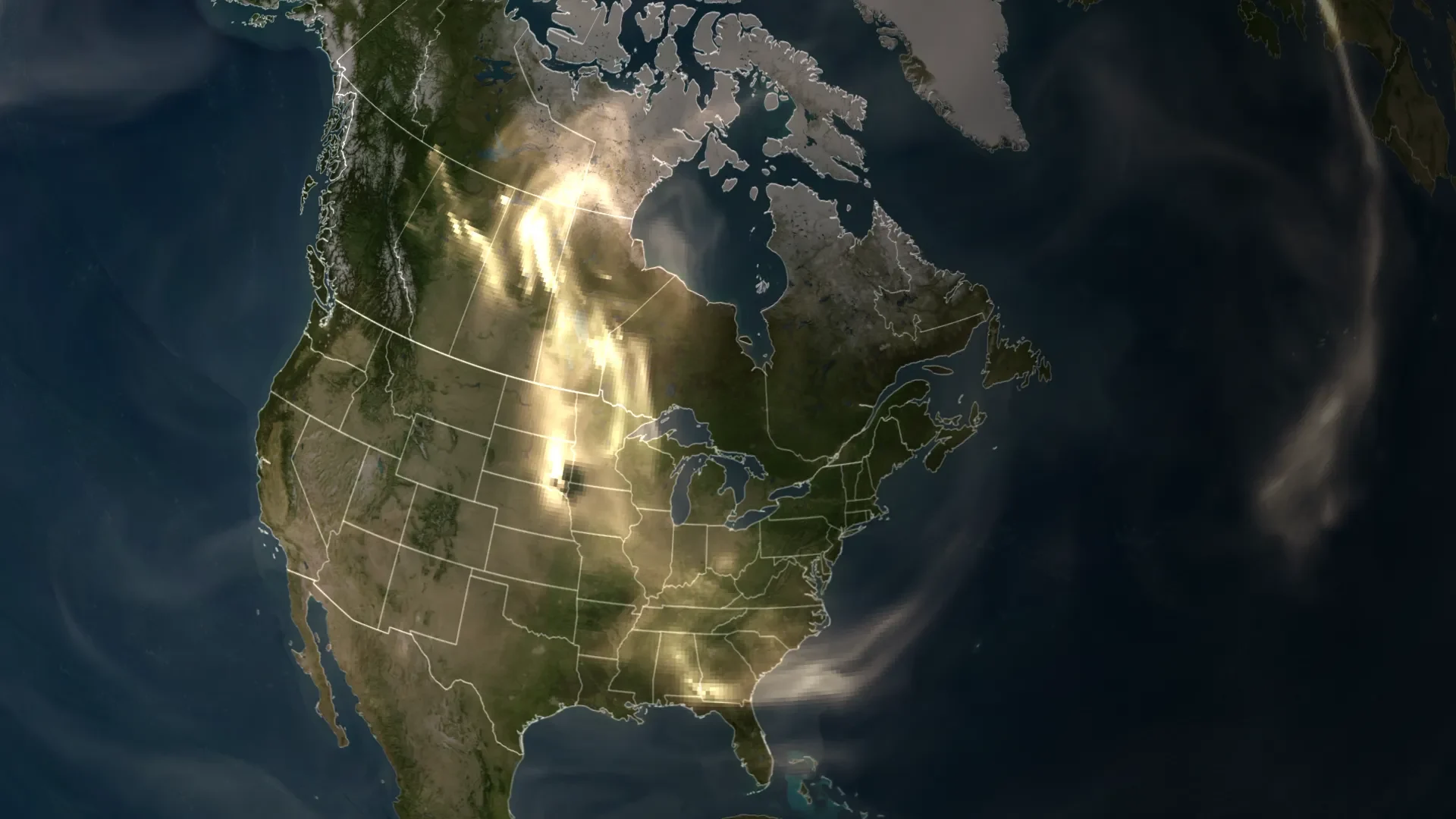 Canadian Smoke in US Skies