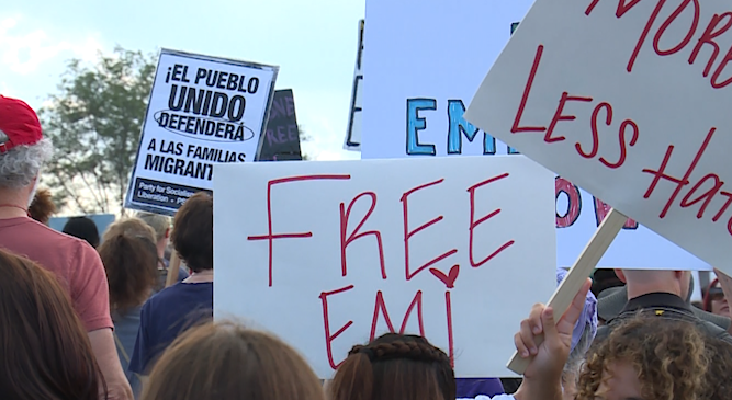 Protesters gather at Butler County Jail after CPS grad held by ICE; one ...