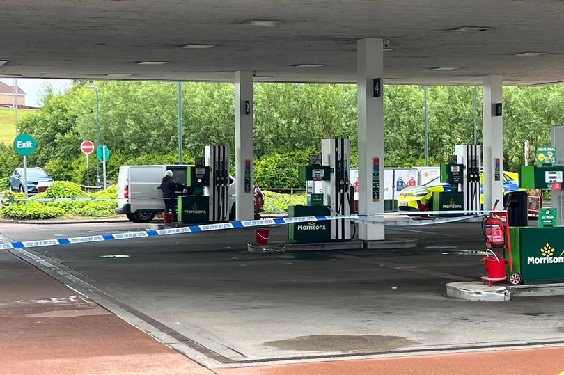 East Kilbride fuel station robbed as man rushed to hospital in late ...