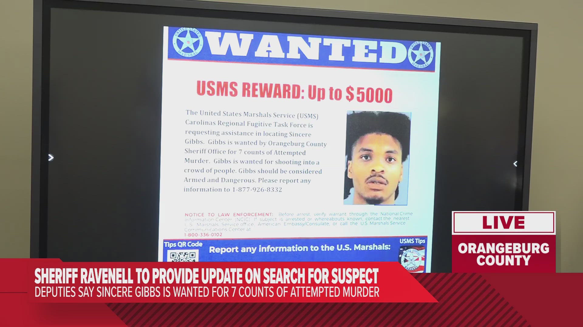 Sheriff, Marshals offer $5,000 reward for South Carolina mass shooting ...