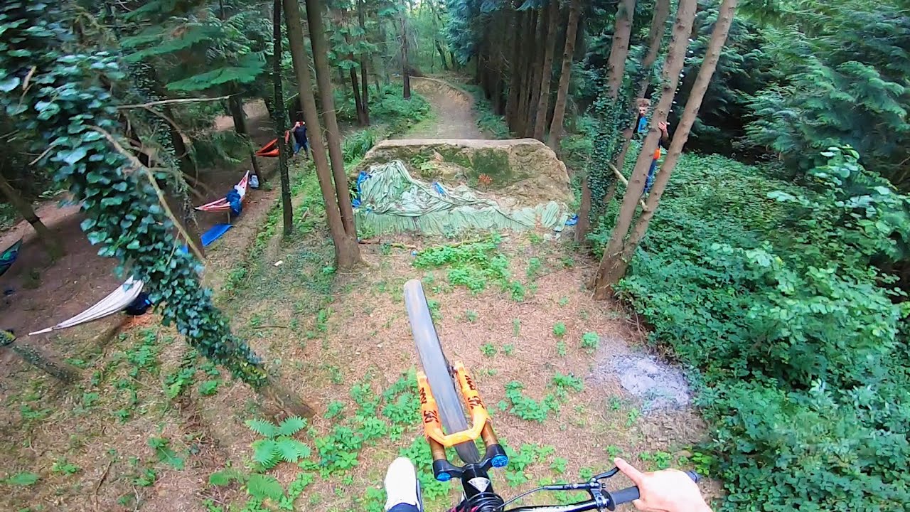 Crushing monster MTB dirt jumps