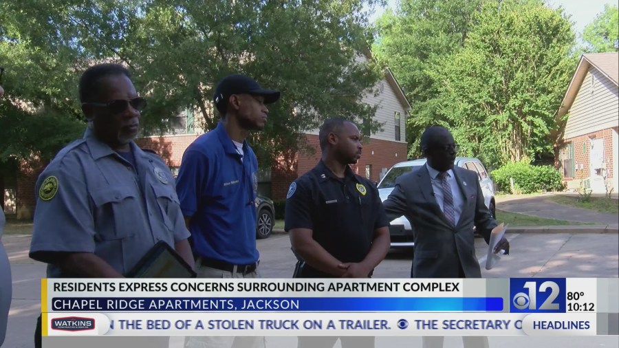 Jackson leaders work to tackle issues at Chapel Ridge Apartments