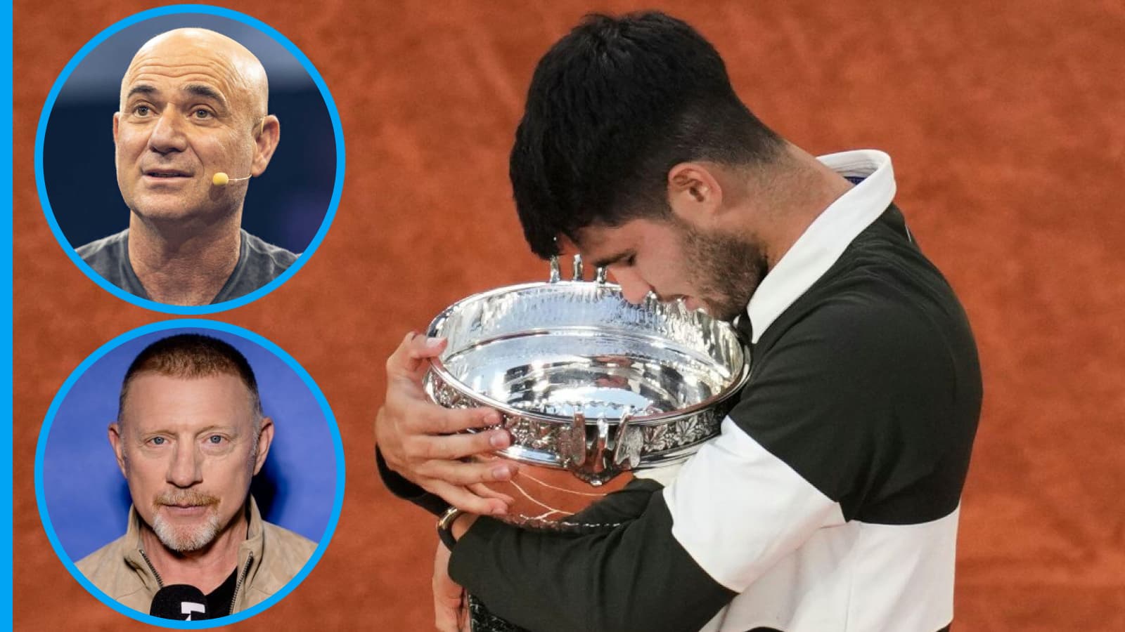 Boris Becker and Andre Agassi make bold statements about Carlos Alcaraz ...
