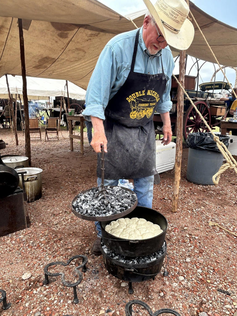 Chuckwagon gathering draws hungry crowd at CCC Ranch Rodeo in Amarillo