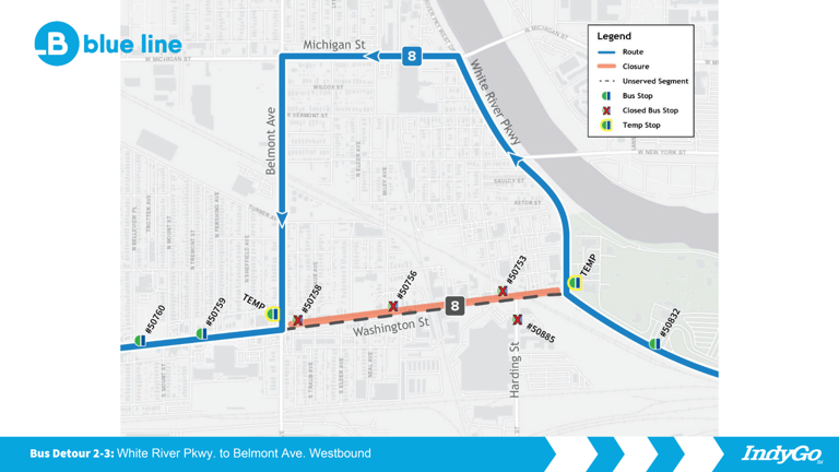 IndyGo provides details on first major Blue Line-related construction ...
