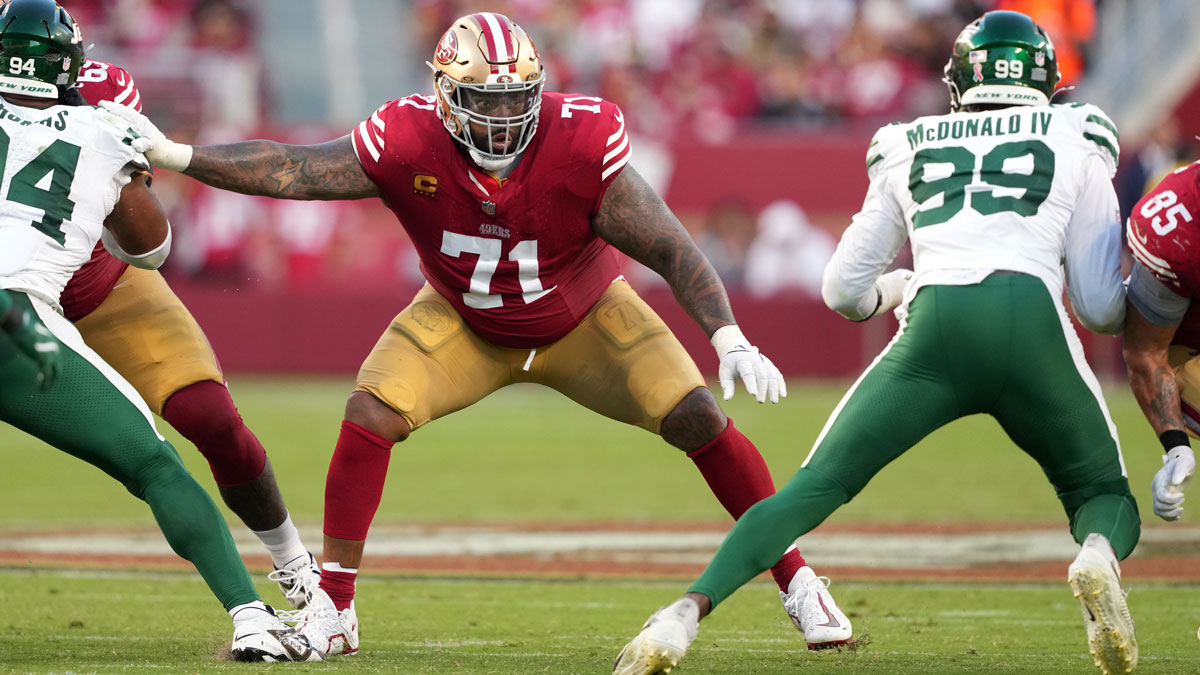 Trent Williams’ 49ers practice return a good sign for playing status vs ...