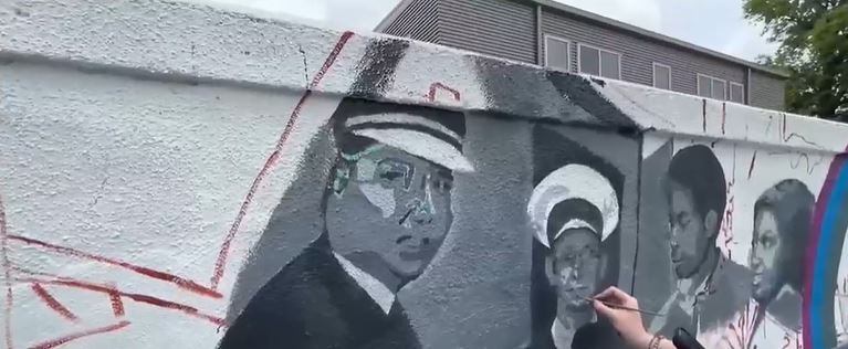 Avondale mural wall highlights unity, hope, neighborhood