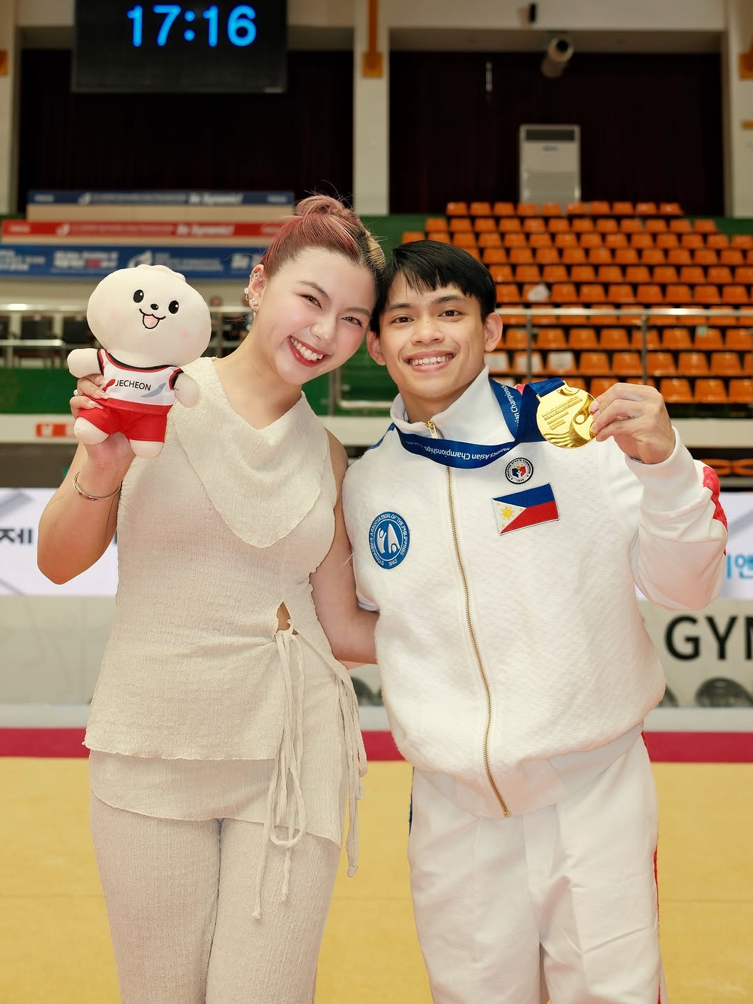 Olympic champion Carlos Yulo receives heartfelt message from girlfriend ...