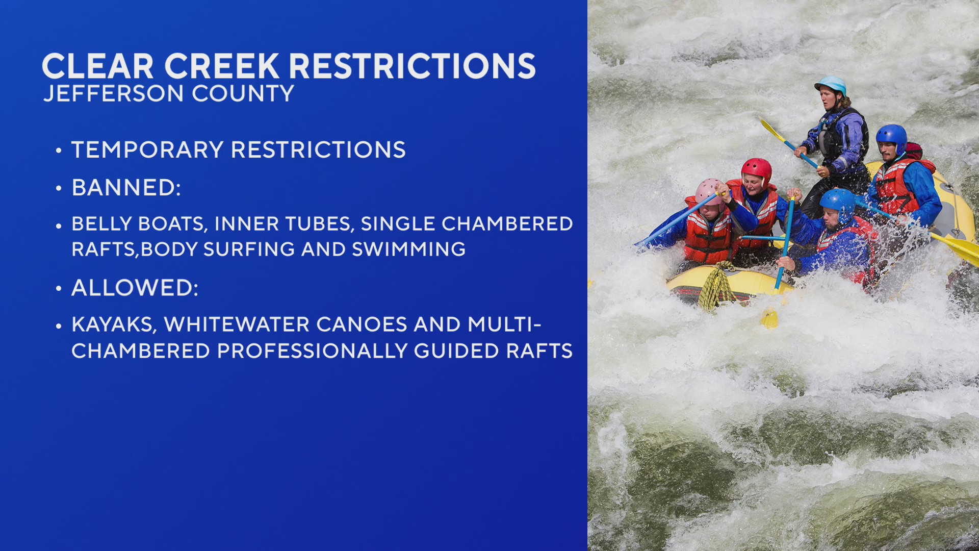 Colorado authorities limit activities on Clear Creek for "safety ...