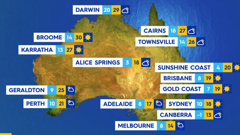 Queensland shivers through cold snap, up to 10 degrees below average