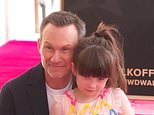 Christian Slater is joined by daughter for Walk of Fame event