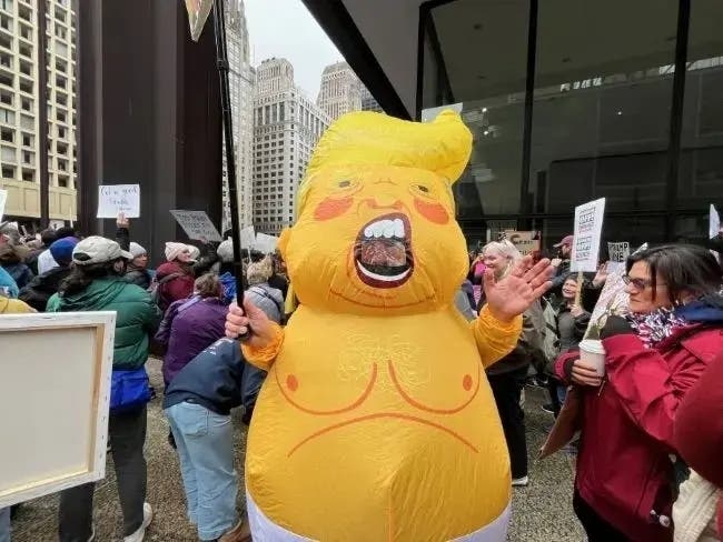 'No Kings' Rally To Protest Trump Administration In Naperville