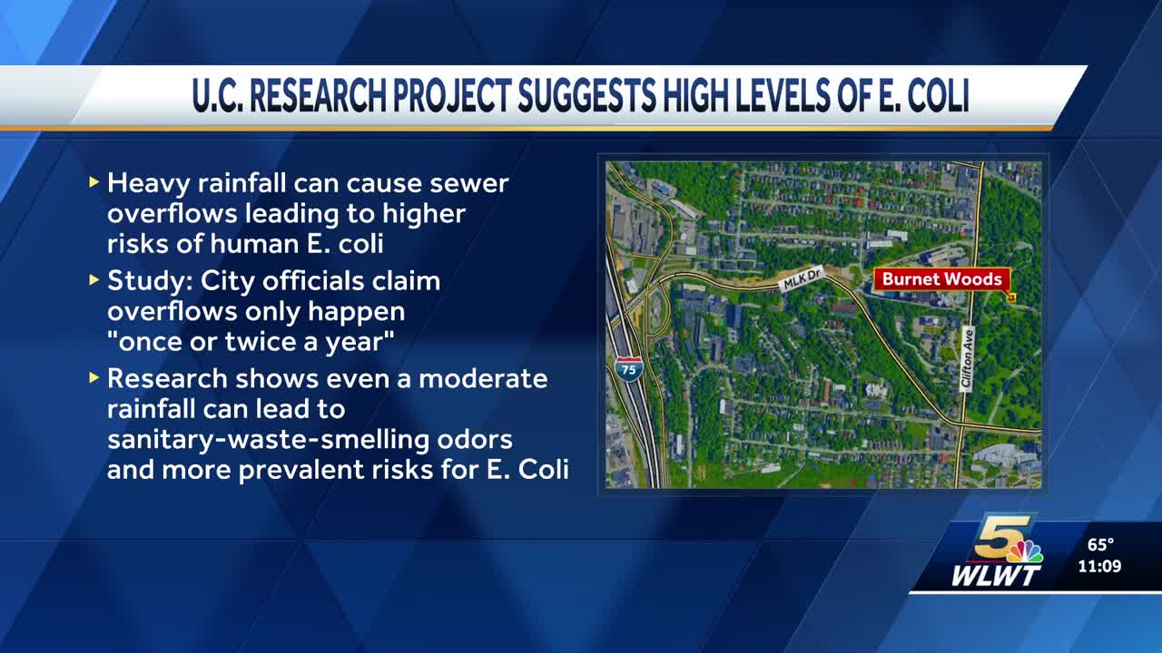 UC student-led research project suggests high levels of E. coli in ...