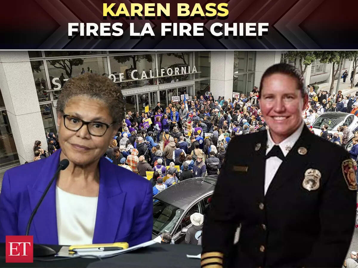 California Mayor Karen Bass sparks Union uproar, fires LA Fire Chief