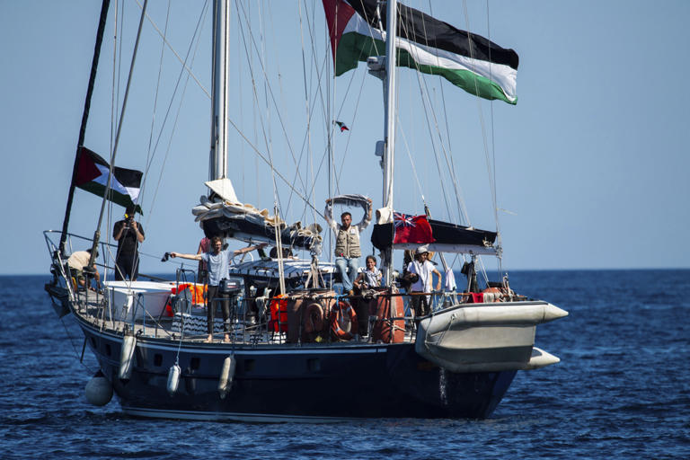 Gaza-bound aid boat with Greta Thunberg on board arrives in Israel ...
