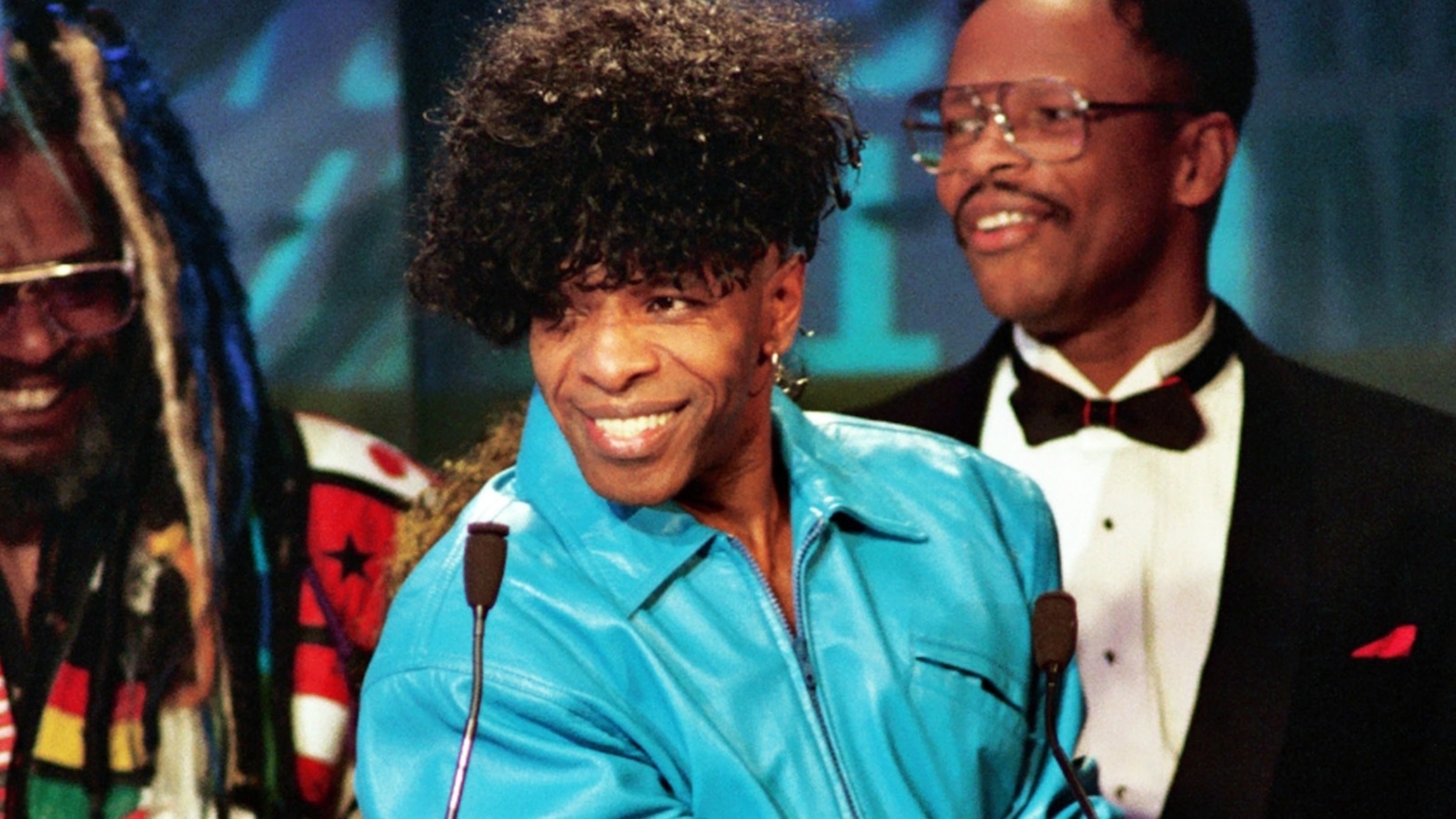 Sly Stone, pioneering leader of funk band Sly and the Family Stone ...