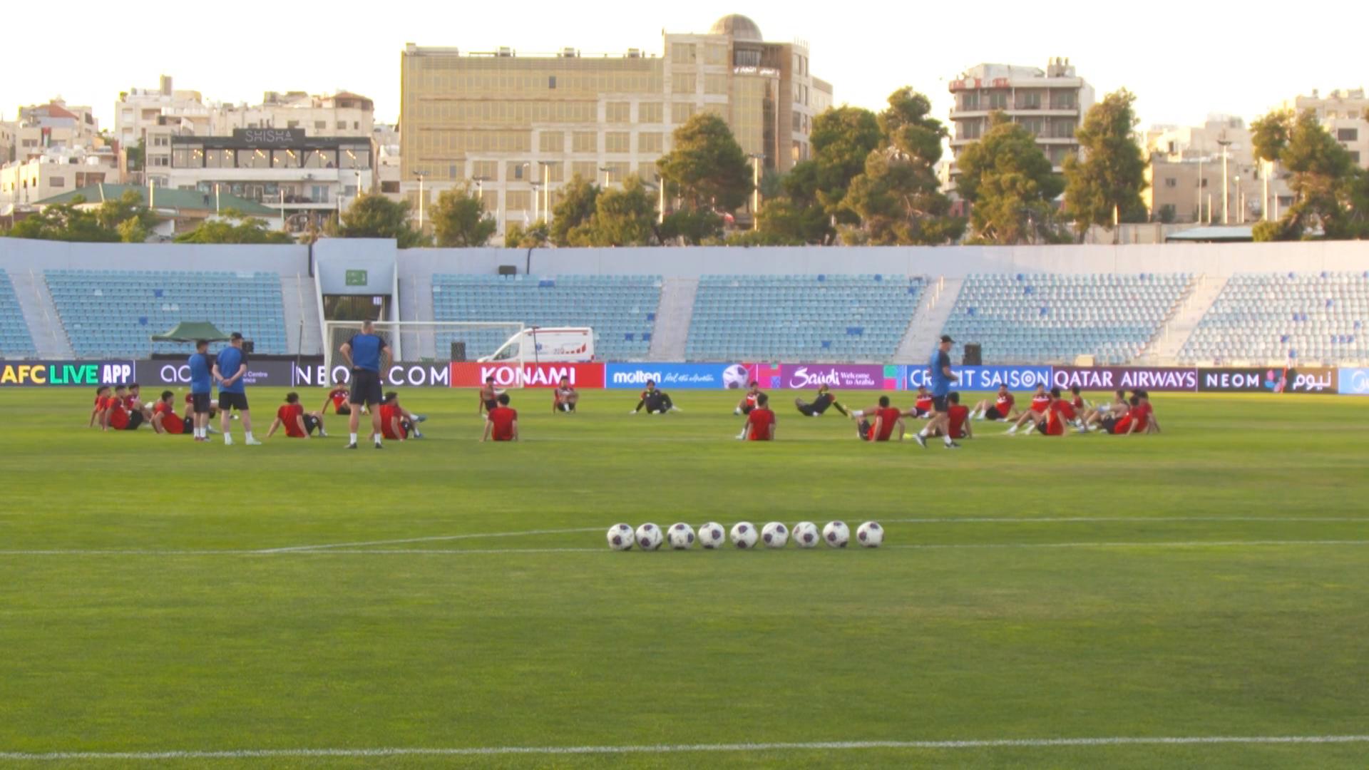 Jordan train ahead of Iraq WC qualifier test in Amman