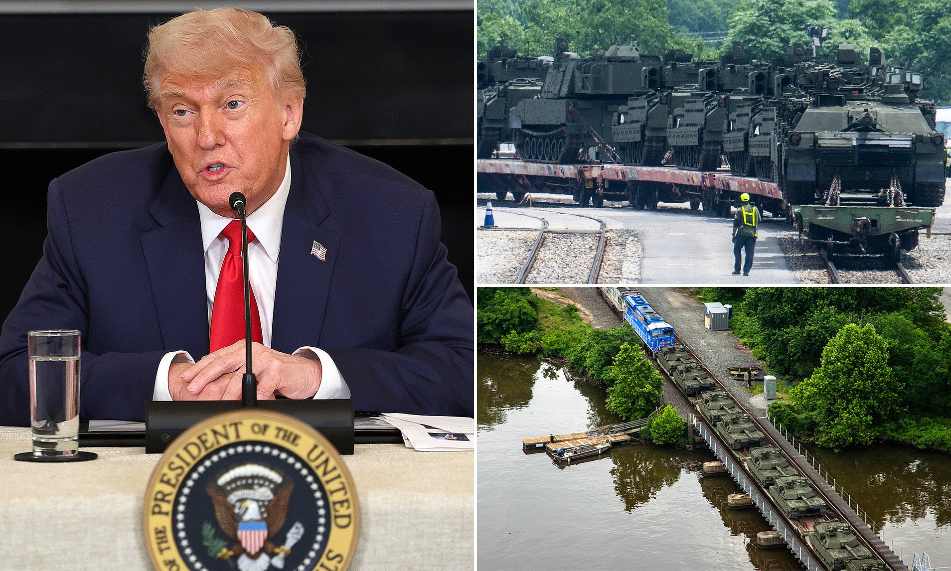 Tanks roll into DC for Trump's massive $45 million show of military force