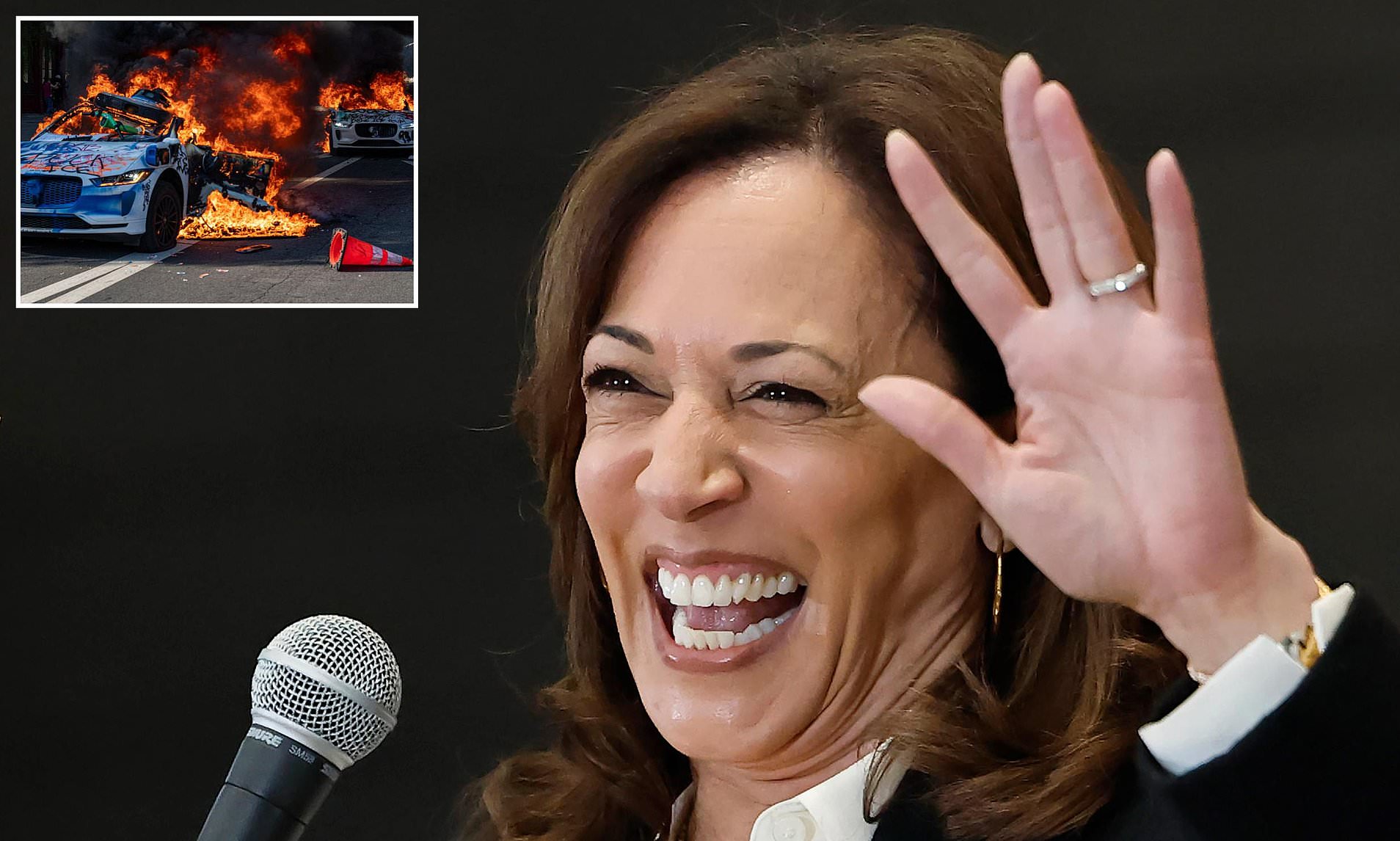 Humiliation for Kamala Harris after 'fake' California governor dropout ...