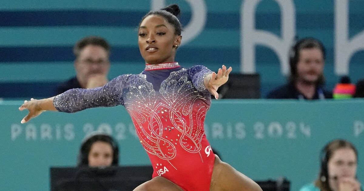 Gay men’s gymnast sides with Simone Biles over Riley Gaines in trans ...