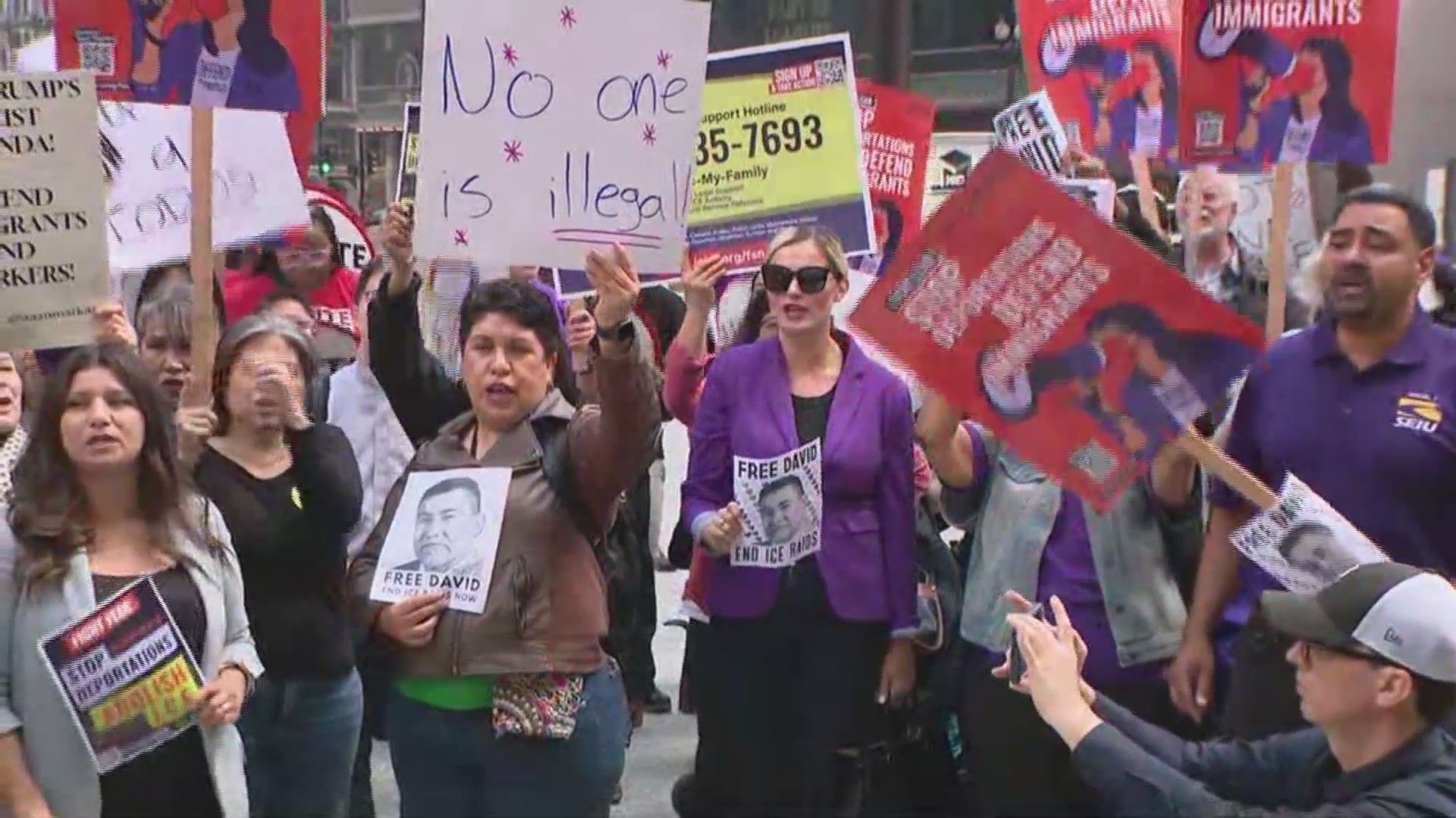 Chicago groups rally against Trump immigration crackdown — WGN Evening News