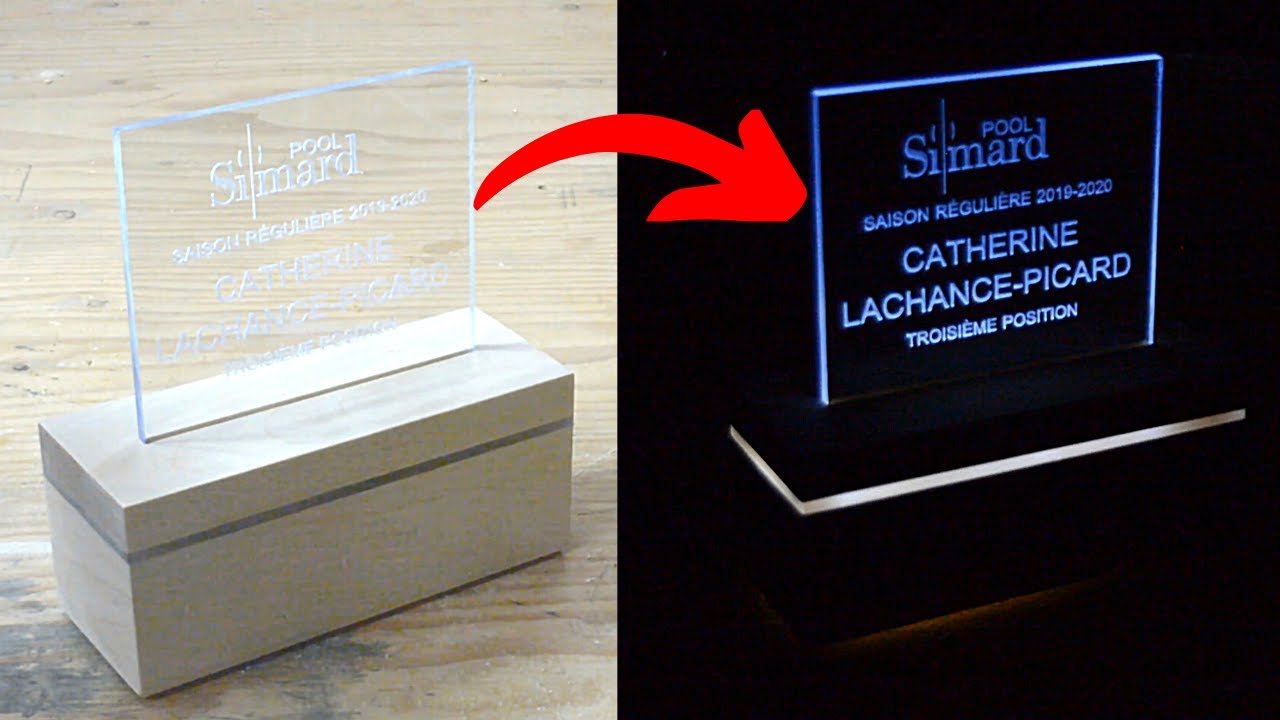 CNC 3018 Project – Make a LED-Lit Sign [LED-Lit Custom Sign]