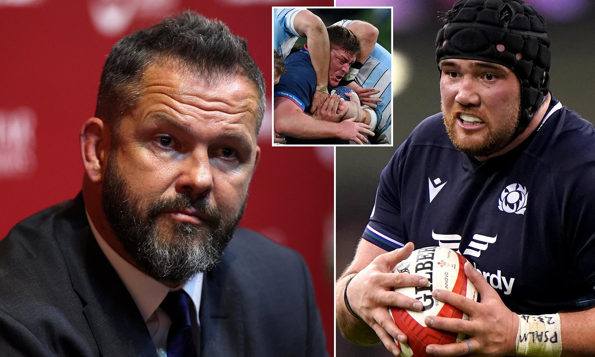 Andy Farrell faces front-row crisis as Zander Fagerson is ruled out of ...