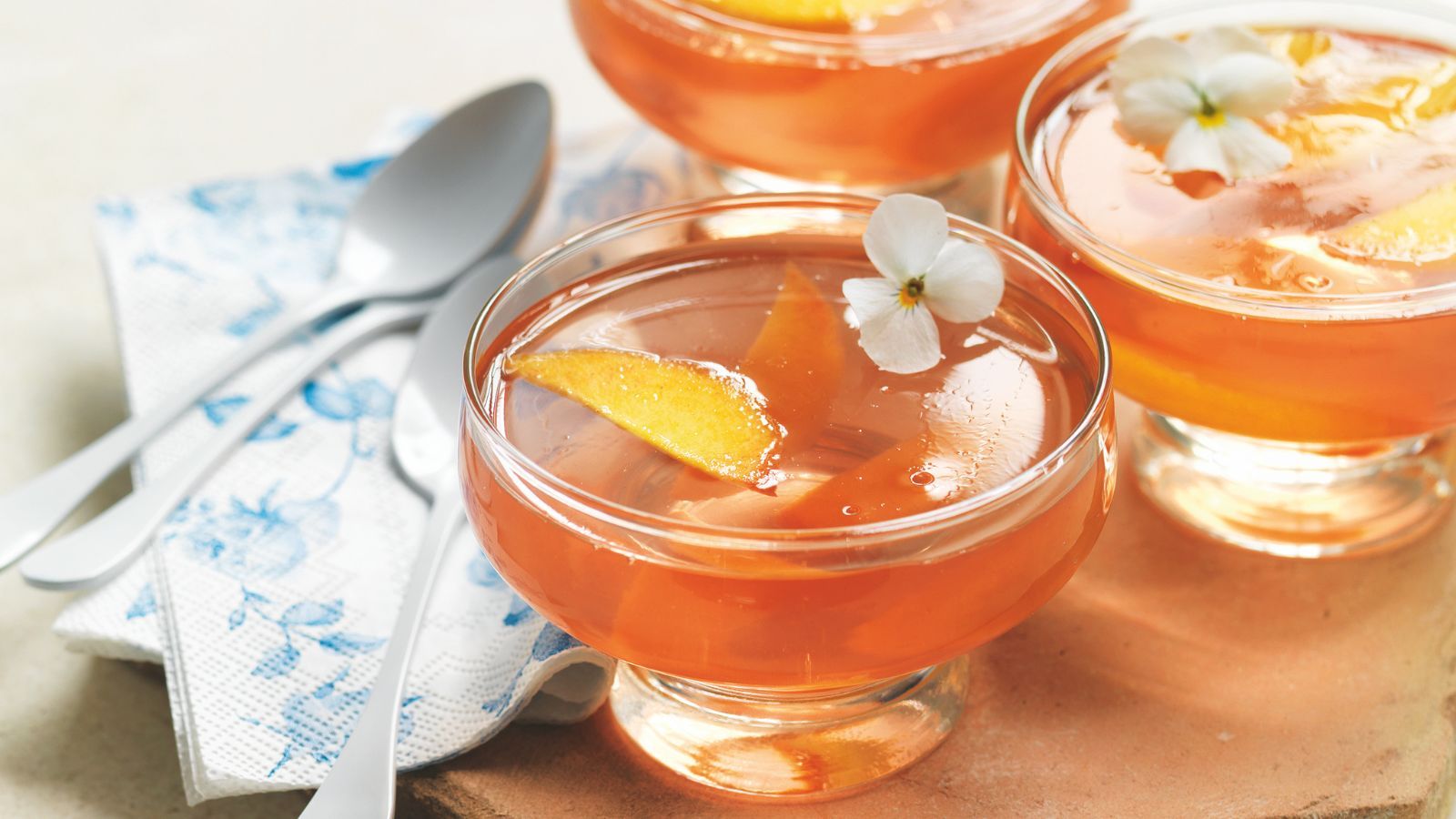Sweet and boozy, yet so light, these four-ingredient peach and muscat ...