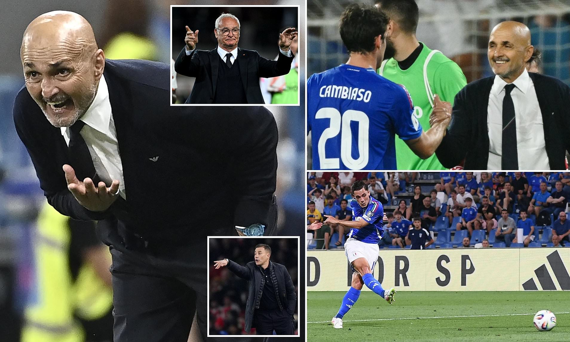 Luciano Spalletti bemoans 'bad luck' as his Italy reign ends with 2-0 ...