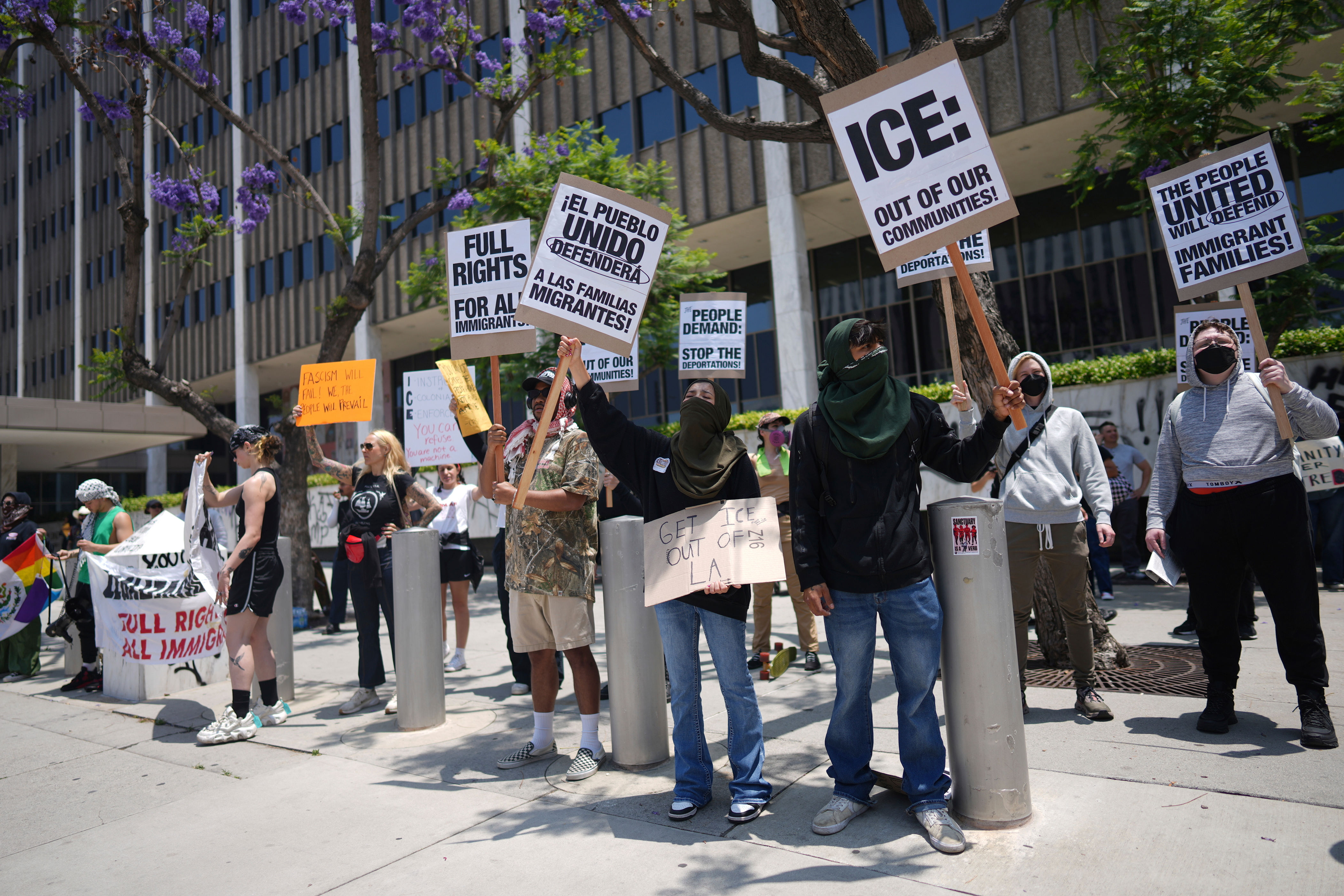 Trump to deploy approximately 700 Marines to LA amid protests against ...