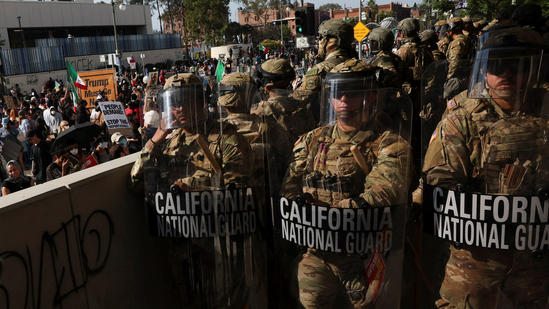 Barron’s friend shares video of LA rioter holding mock severed head of ...