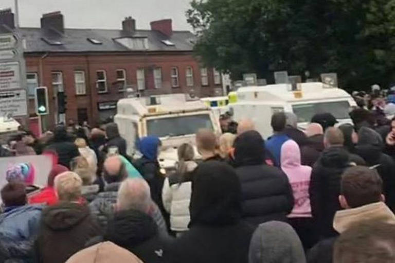 Riot police sent into Belfast: Petrol bombs thrown after sex crime ...