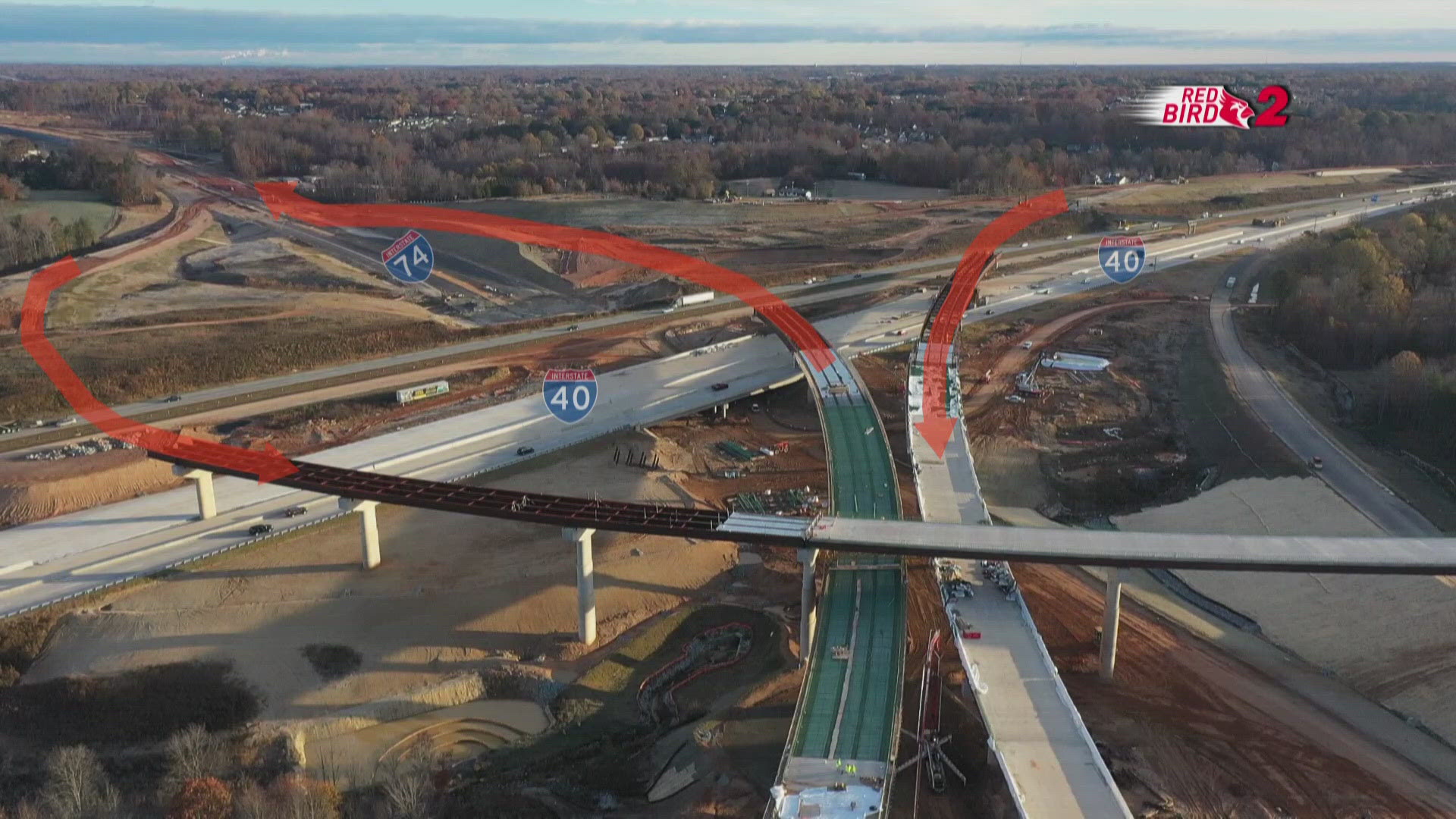 I-40W lane shift project in Forsyth County rescheduled | 2 Wants to Know