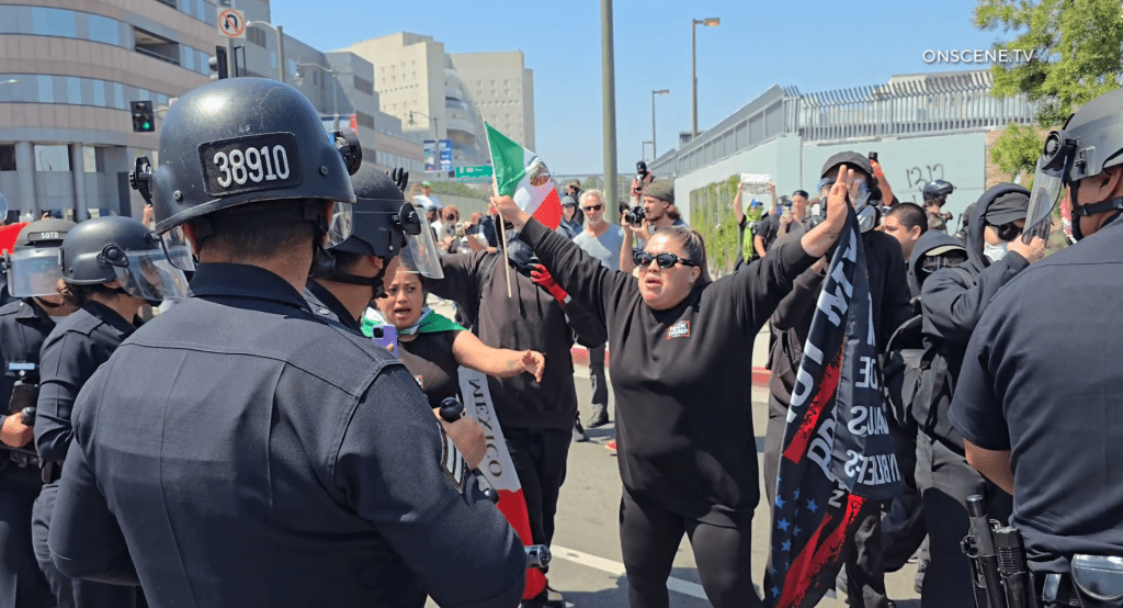 Tensions Rise as Marines Arrive at DTLA Protests