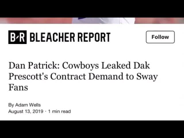 law nation sports: cowboys dak prescott contract drama & leaks