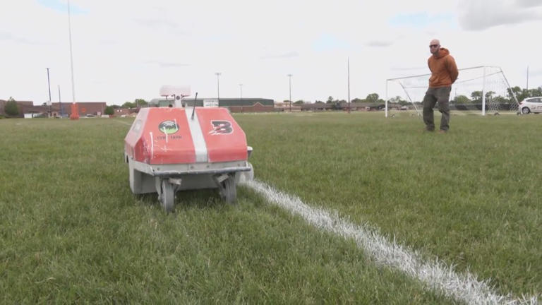 3 hours? How about 25 minutes. Meet Freddy, the robot painting Byron’s ...