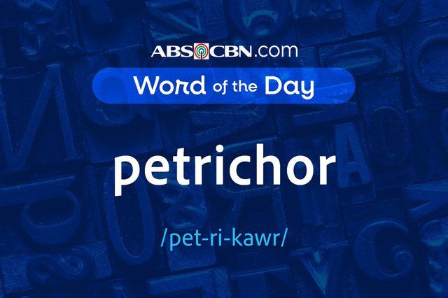 Word of the Day for June 10, 2025: petrichor
