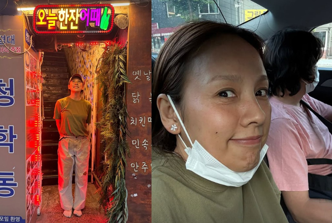 이효리(79년), 한밤중 아무나 소화하기 힘든 발가락 신발 신고 외출