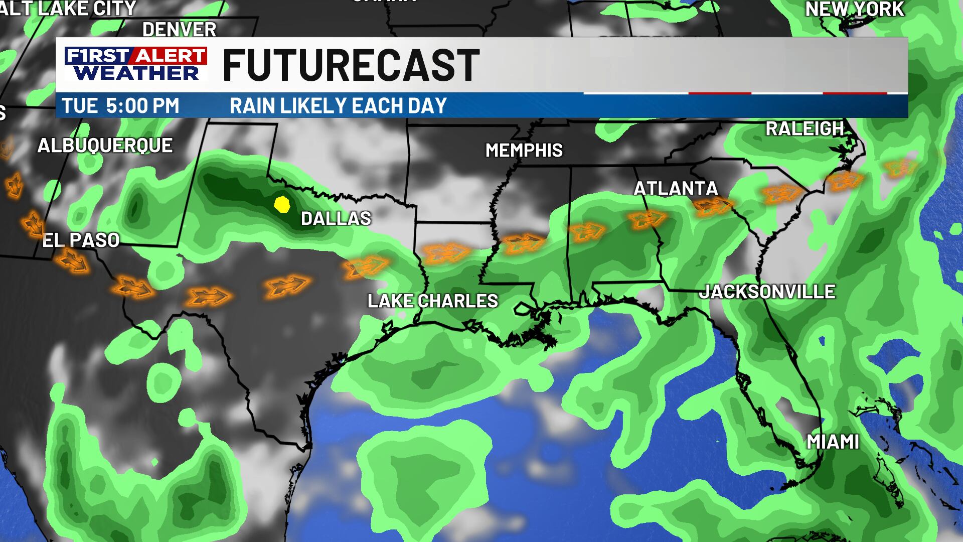 First Alert Forecast Higher Rain Chances This Week As Multiple