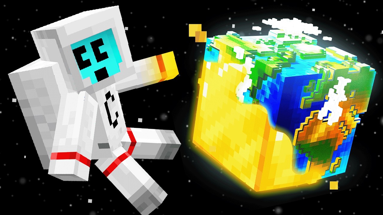 Turning the entire Minecraft landscape into solid blocks of gold