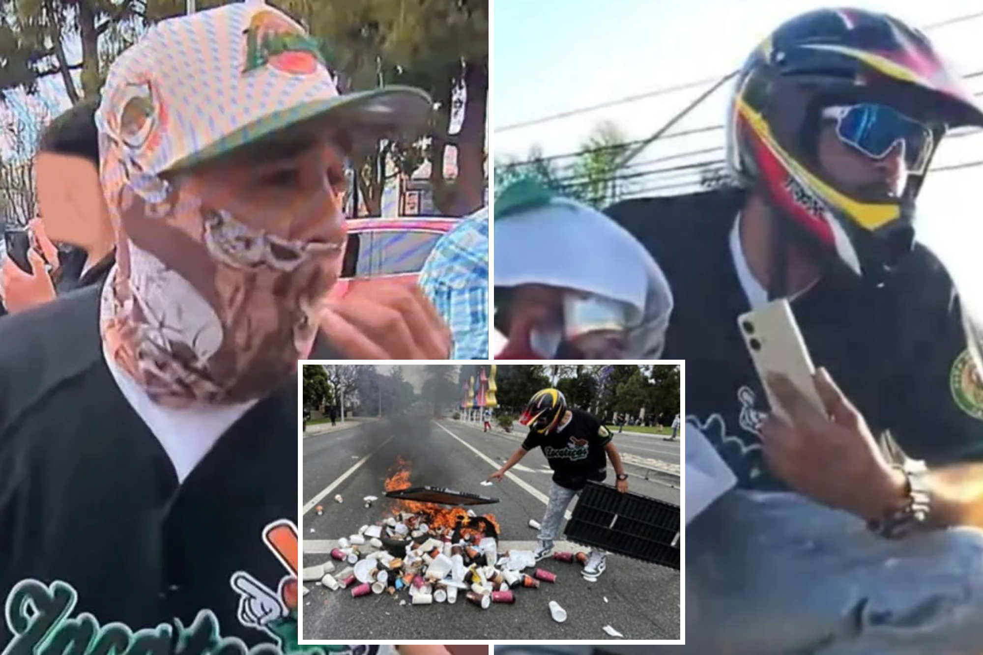 FBI hunts down masked LA brute wanted for hurling ‘cinderblock’ rocks ...