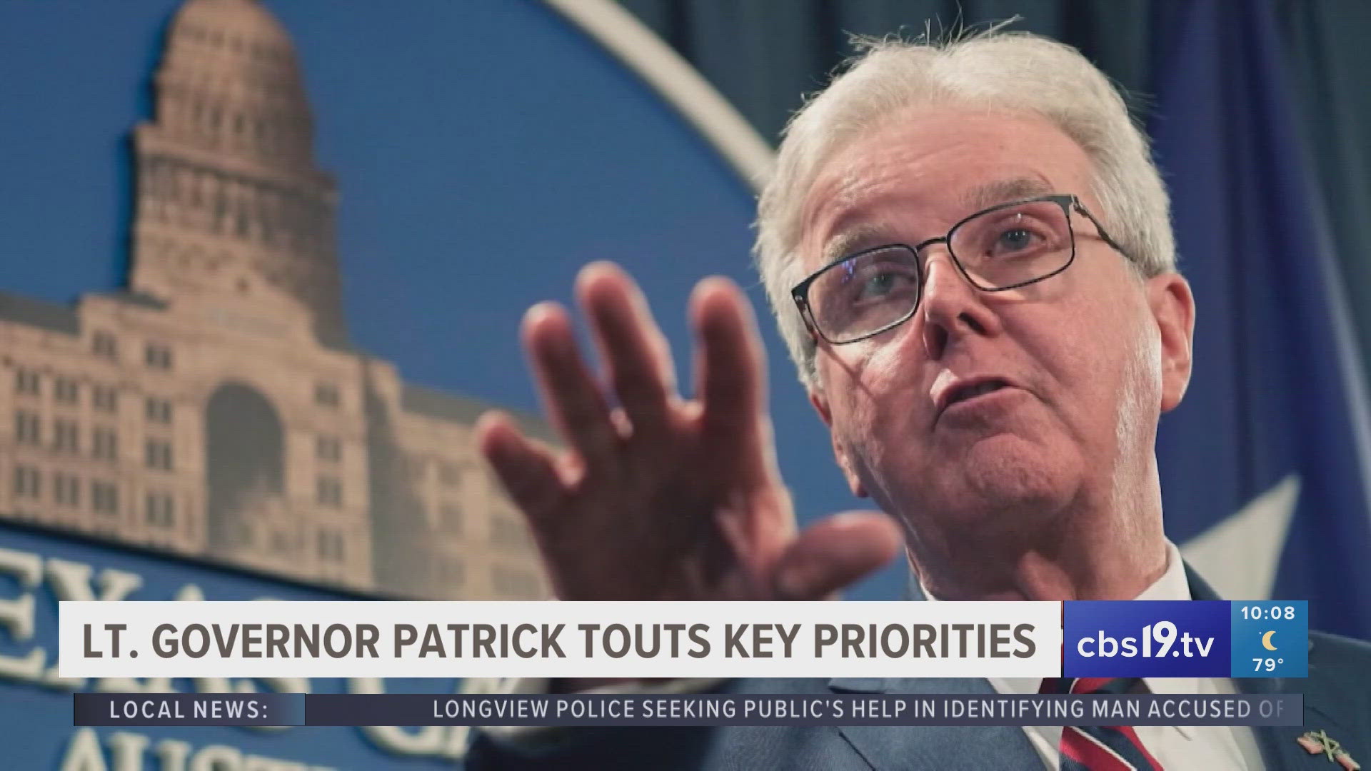 Lieutenant Gov. Dan Patrick visits Tyler, touts key priorities